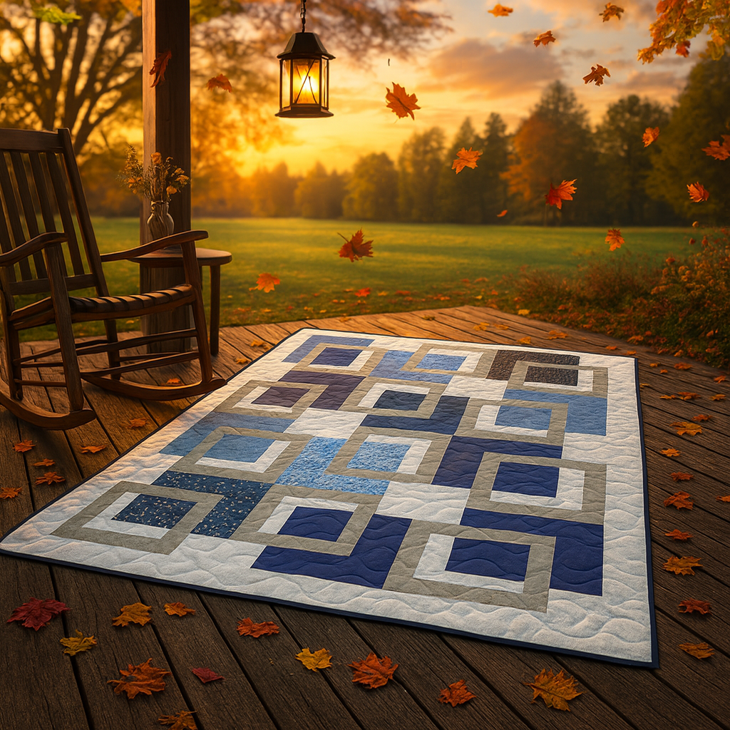 Midnight Frames— Quilt Pattern (PDF) by Golden Threads™